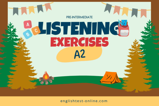 A2 - Pre-Intermediate Grammar, Vocabulary, Listening, Reading & Writing